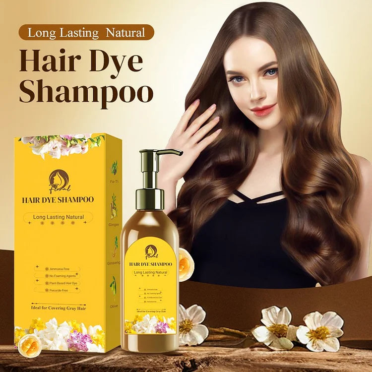 Japanese Long Lasting Natural Hair Dye Shampoo Man & Woman (Buy 1 Get