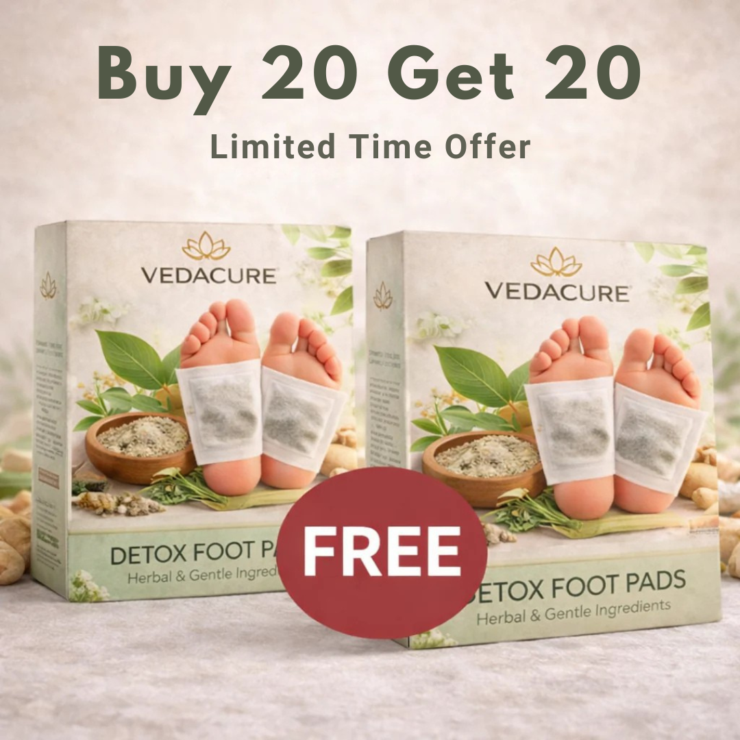Ayurvedic 100% Herbal & Gentle Ingredient Foot Patches BUY 20 GET 20 F